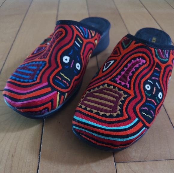 Molas4u | Shoes | Molas4u Kuna Molas Colorful African Style Textile ...